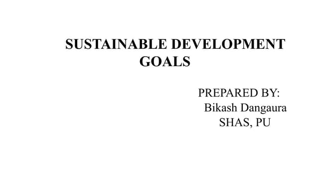 17 goals of SDG | PPT