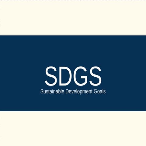 Scouting for SDGs powerpoint presentation | PPTX
