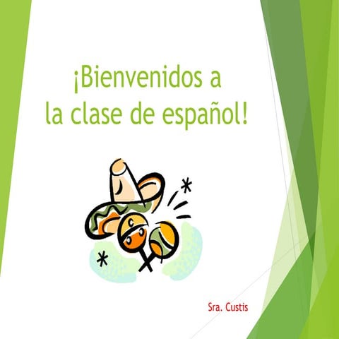 Sdhs. day 1_introducciones_spanish_ii | PPTX | Homework and Study ...