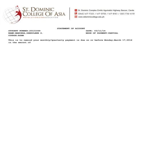 Statement | DOCX