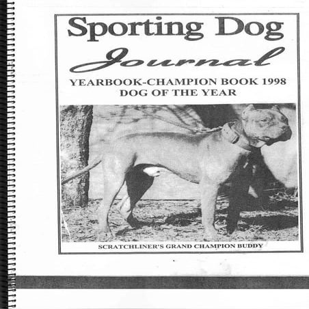 Sporting Dog Journal Yearbook 1998 | PDF