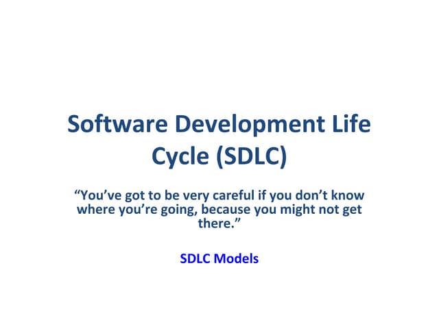 Software Development Life Cycle | PPSX