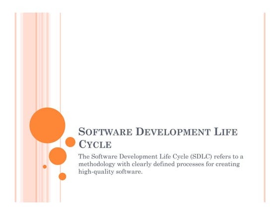 Software Development Life Cycle | PDF | Technology & Computing
