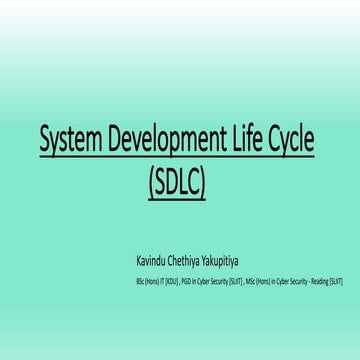 System development life cycle(SDLC) .pdf