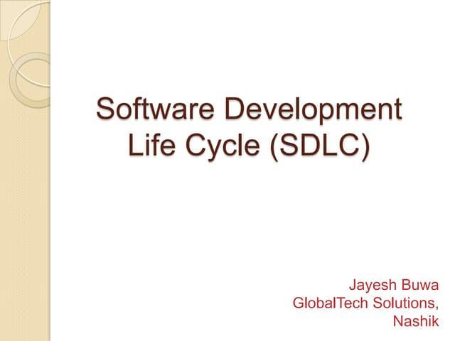 Software Development Life Cycle | PPSX