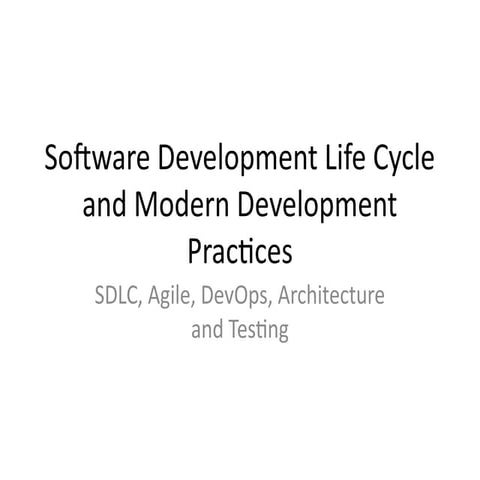 SDLC_Presentation_30_Slides.pptx. for second year | PPTX