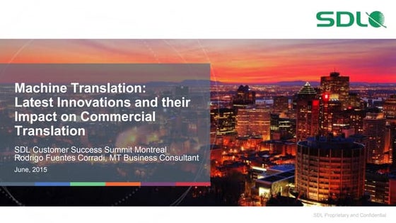 Machine Translation | PDF | Technology & Computing