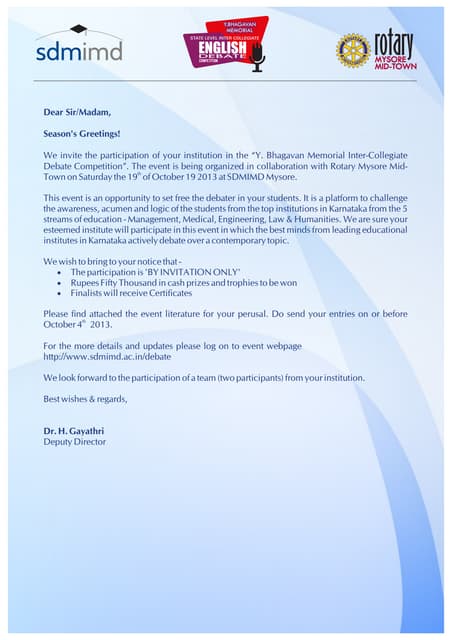 Invitation letter | DOC