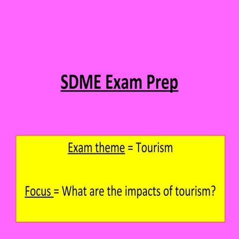 SDME exam prep | PPT