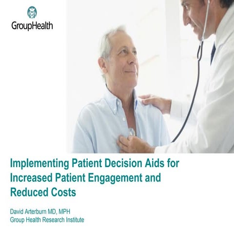 Implementing Patient Decision Aids for Increased Patient Engagement and ...