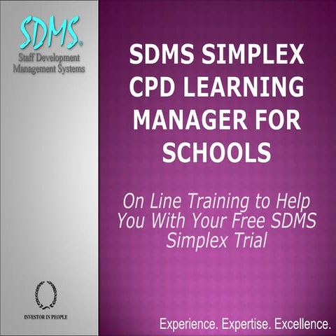 Sdms simplex schools30minutetrainingwebinar040610sh | PPT