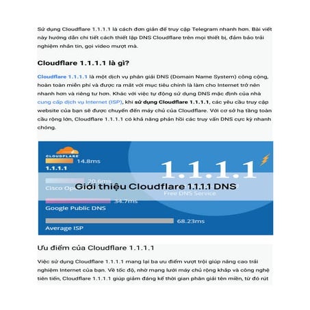 Sử Dụng Cloudflare 1.1.1.1 DNS Để Truy Cập Internet Nhanh Hơn.pdf