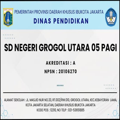 SDN Grogol Utara 05 pagi setiap hari pergi sekolah | PPT