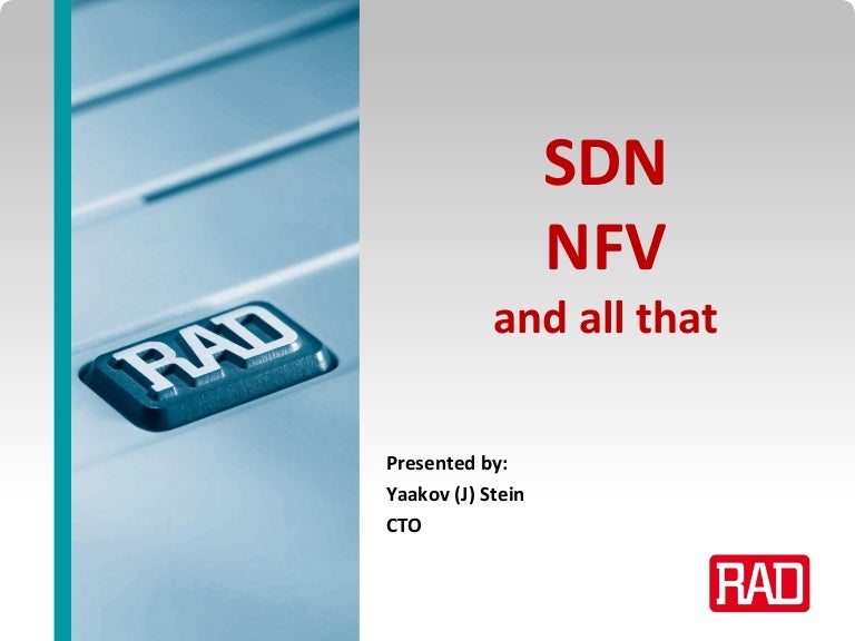 Non Fluff Software Defined Networking Network Function Virtualizatio…