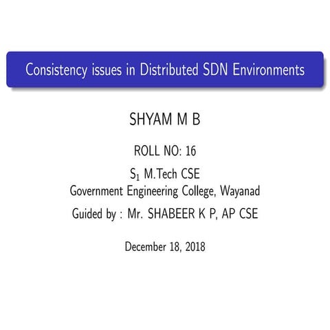 Sdn slide _1_ | PDF | Computer Networking | Computing
