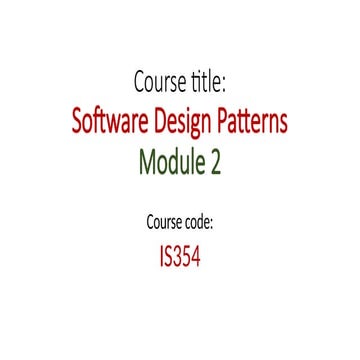 Comprehensive Analysis and Design of a Simple Library System Using Software Design Patterns | PPTX