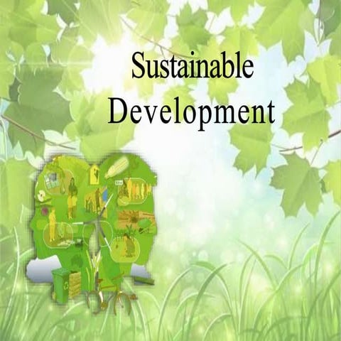 Introduction to sustainability | PPTX