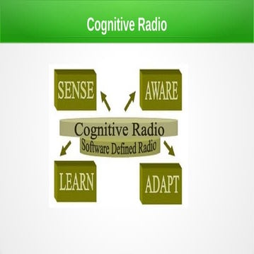 Cognitive Radio definition and benefits | PPT