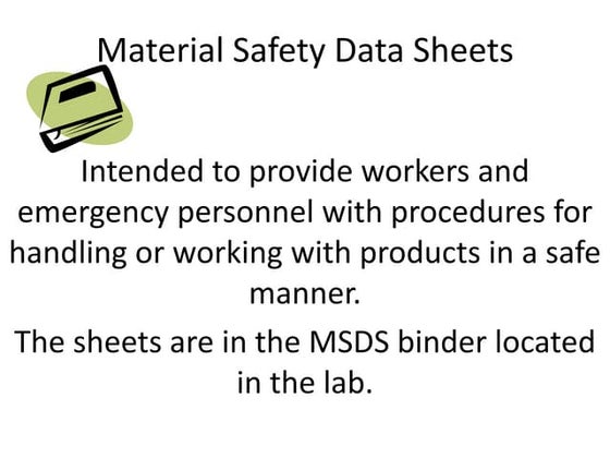 Msds training | PPTX