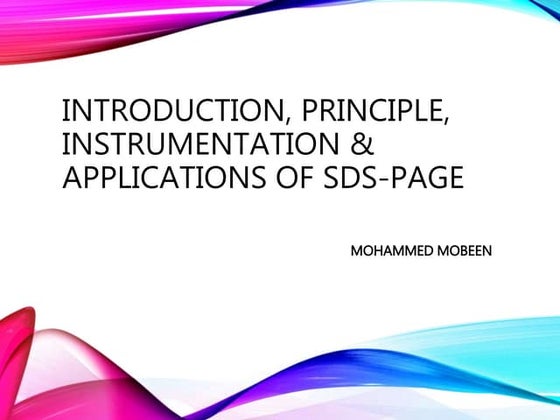 Sds page | PPT