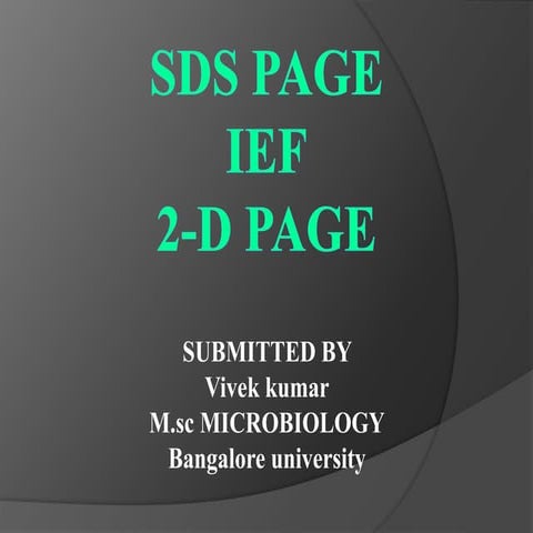 SDS and 2D page | PPTX