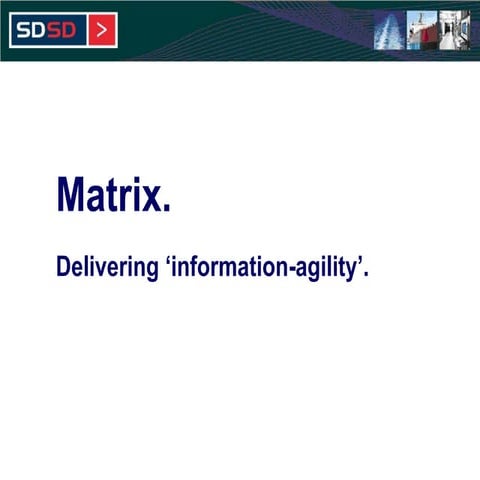 Sdsd Matrix Demo Positioning Presentation | PPT