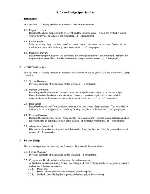 Functional specification document_template | PDF | Desktop Publishing ...