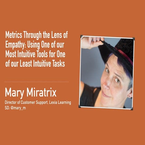 Metrics Through the Lens of Empathy: Using One of out Most Intuitive ...