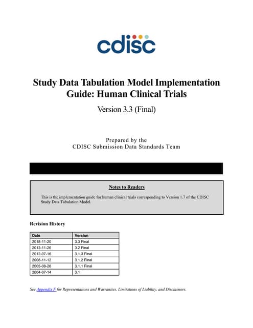 CDISC SDTM Domain Presentation | PPT | Databases | Computer Software and Applications