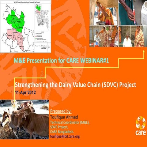 SDVC Case Study: M&E Presentation for CARE Webinar #1 | PPT