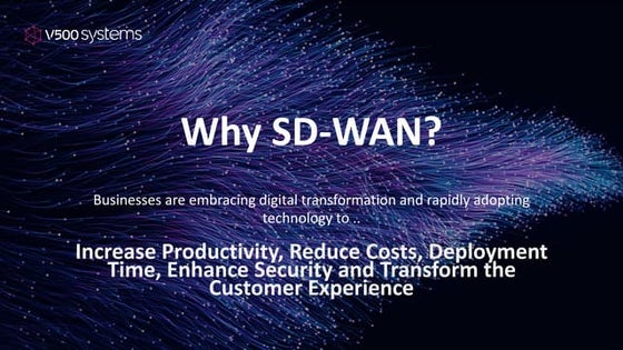 SD WAN Overview | What is SD WAN | Benefits of SD WAN | PPT