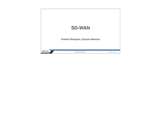 SD-WAN | PPTX
