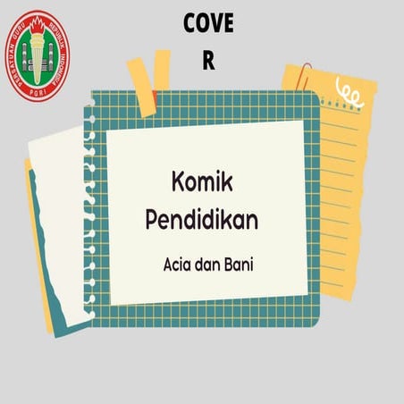 Komik pembelajaran dengan ilustrasi anak | PPTX