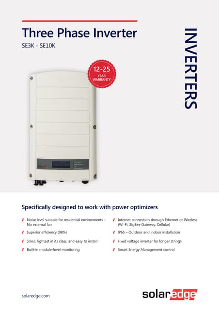 SolarEdge HD Wave | PDF