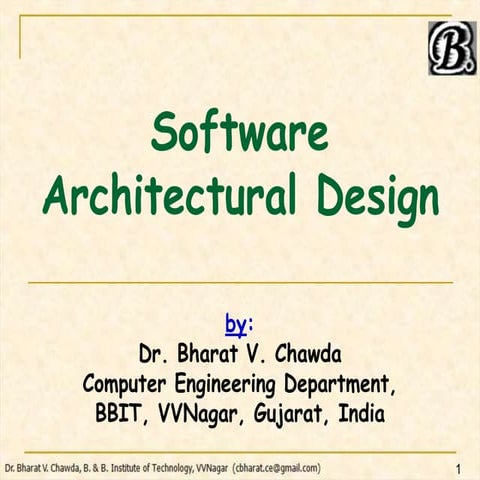SE2023 0207 Software Architectural Design.pptx