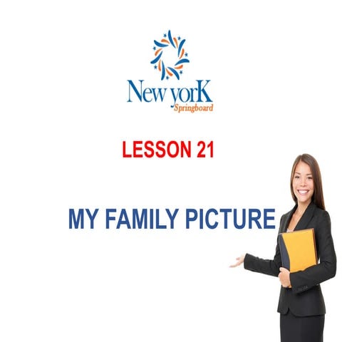 Se3 lesson 21-my family picture | PDF