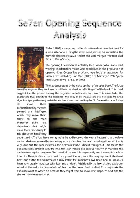 Shawshank redemption opening scene analysis | DOCX | True Crime | Genres