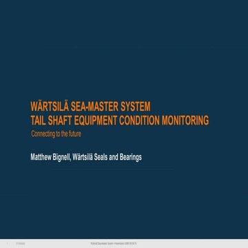 Wärtsilä Sea-Master System | PDF