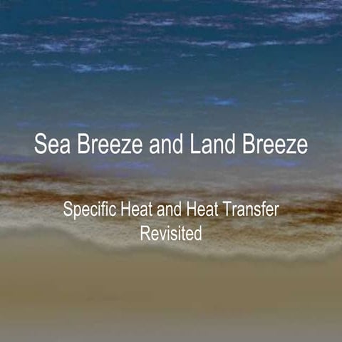 Sea breeze and land breeze | PPTX