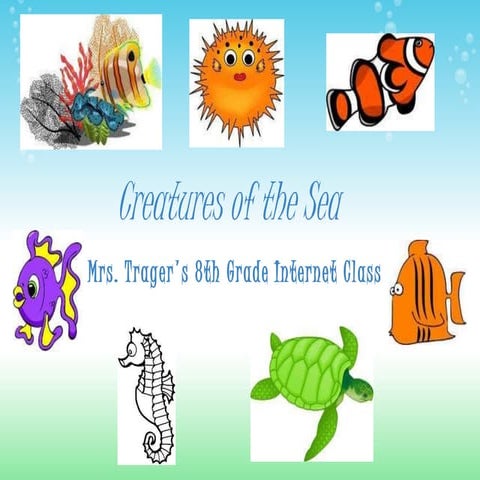 Sea Creatures PowerPoint | PPT