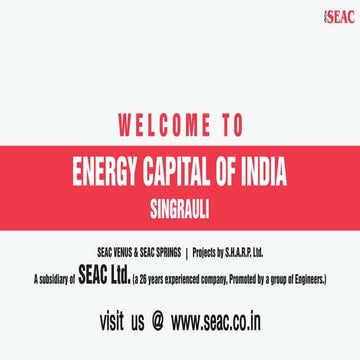 Seac singrauli proposal | PDF