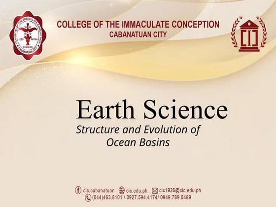OCEAN BASIN - its structure and evolution. | PPT