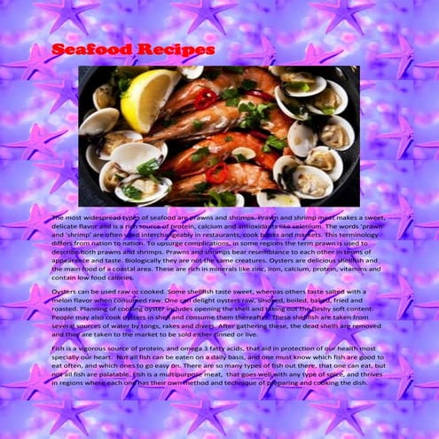 Preparing and cooking fish and shellfish | PPTX
