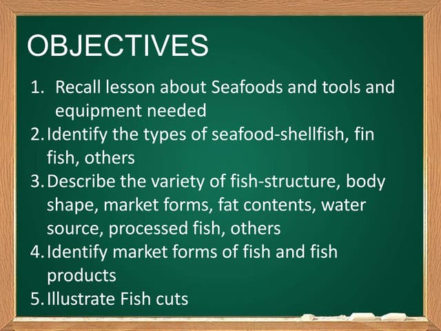 Fish and shellfish | PPTX