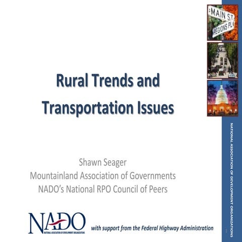 Rural Trends and Transportation Issues | PDF