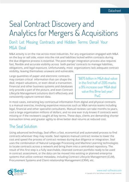 M&A Project & PMO | PDF