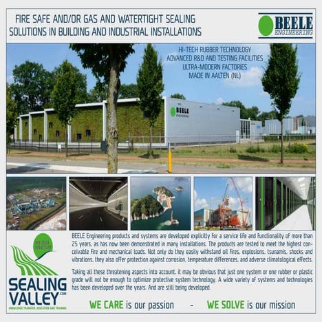 Sealing solutionsfor building and industrial installation | PDF