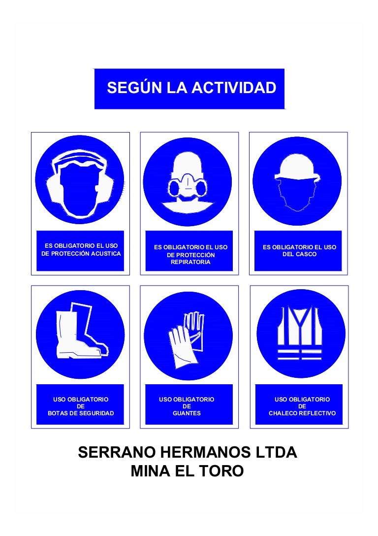 Señalizacion uso de epp