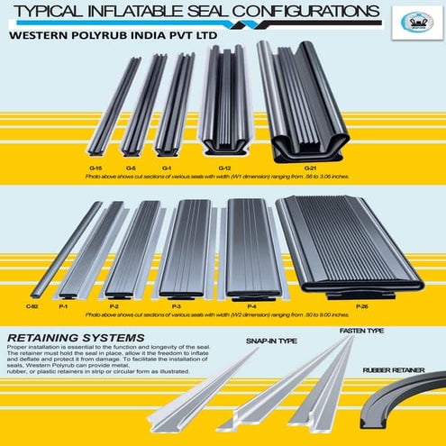 Inflatable Seal Configurations(G sections) | PDF