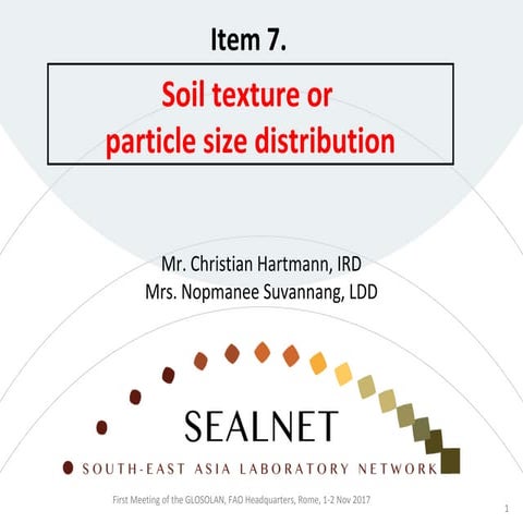 Soil texture or particle size distribution | PPT